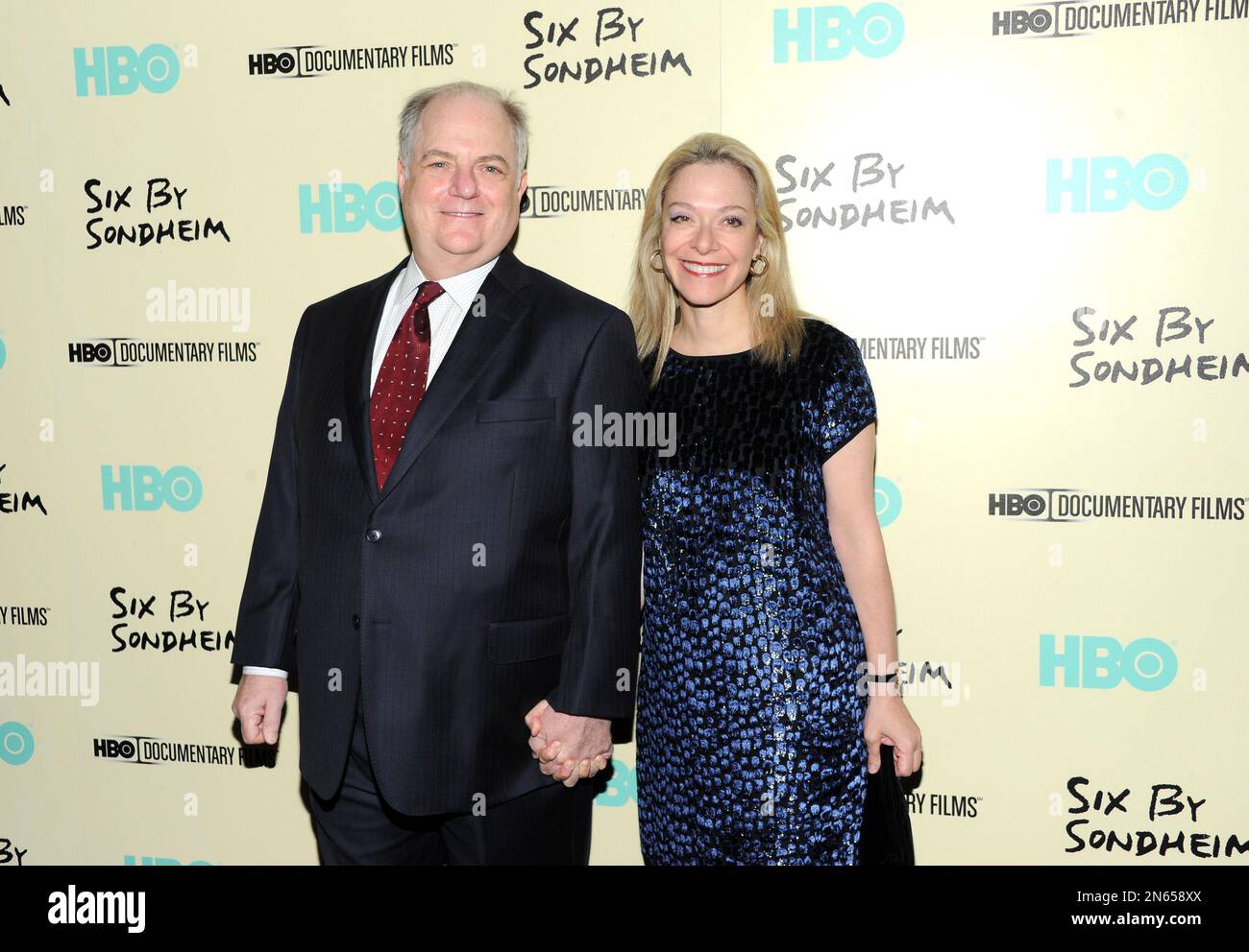 Frank Rich and wife Alex Witchel attend the premiere of HBO's "Six By ...