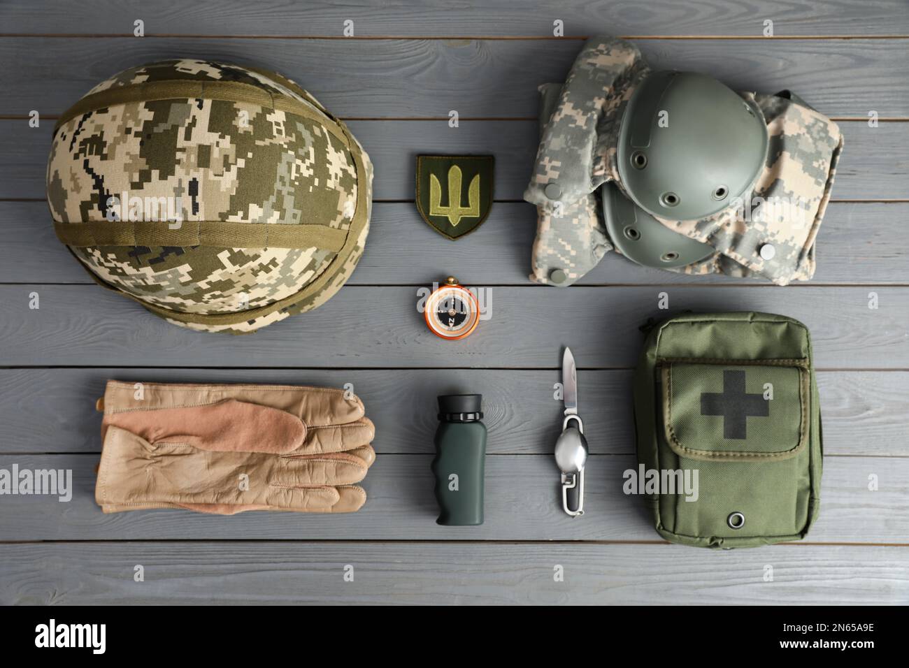 MYKOLAIV, UKRAINE - SEPTEMBER 26, 2020: Tactical gear and Ukrainian ...