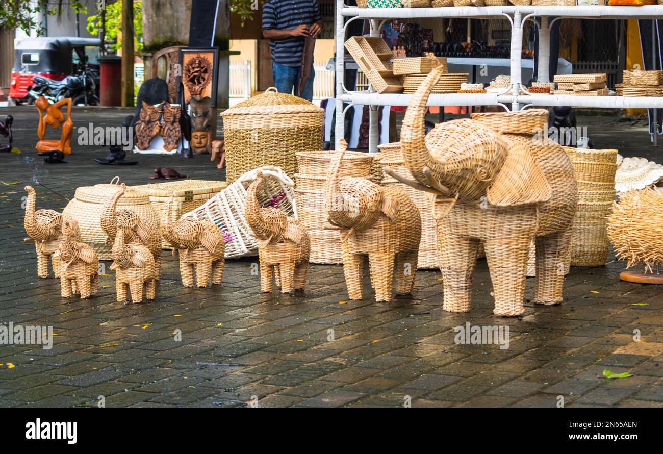 peddle cane rattan elephant gang, handmade beautiful creation .galle ...