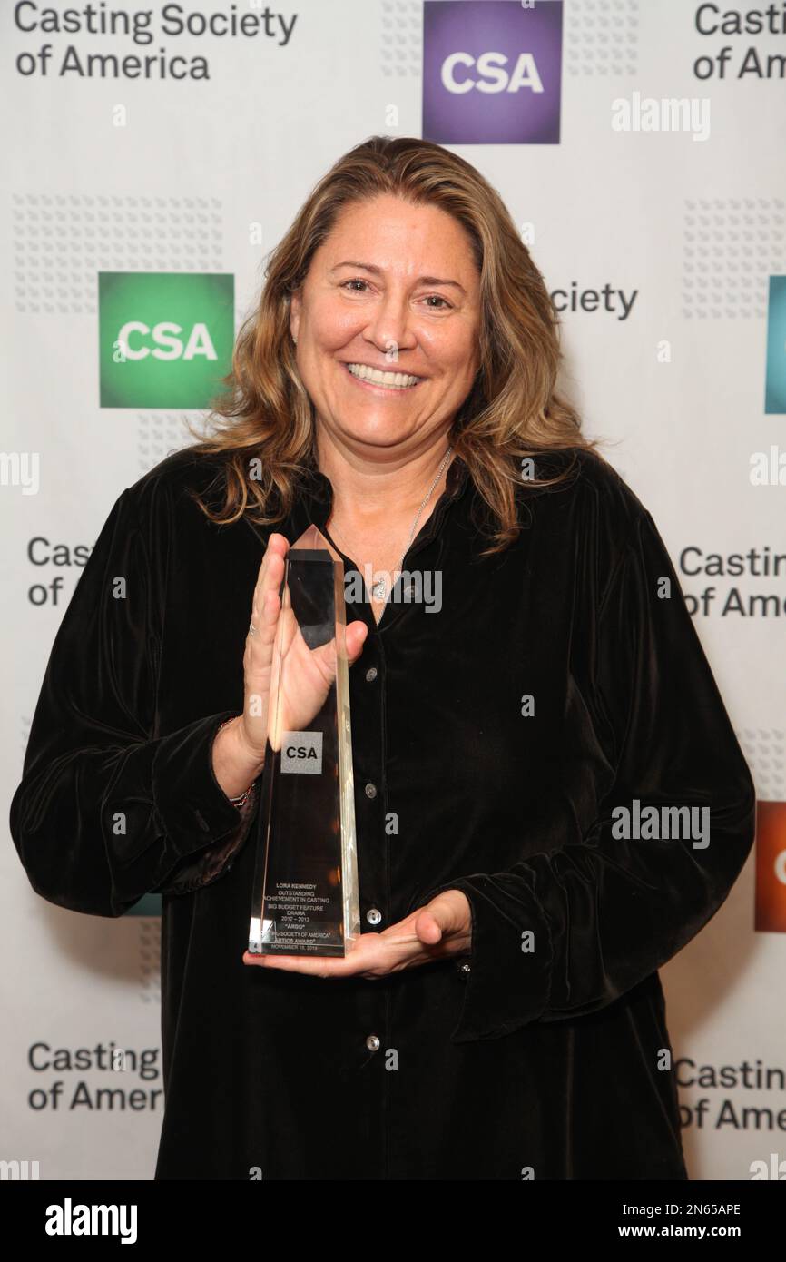 Lora Kennedy poses backstage during the Casting Society of America 29th ...
