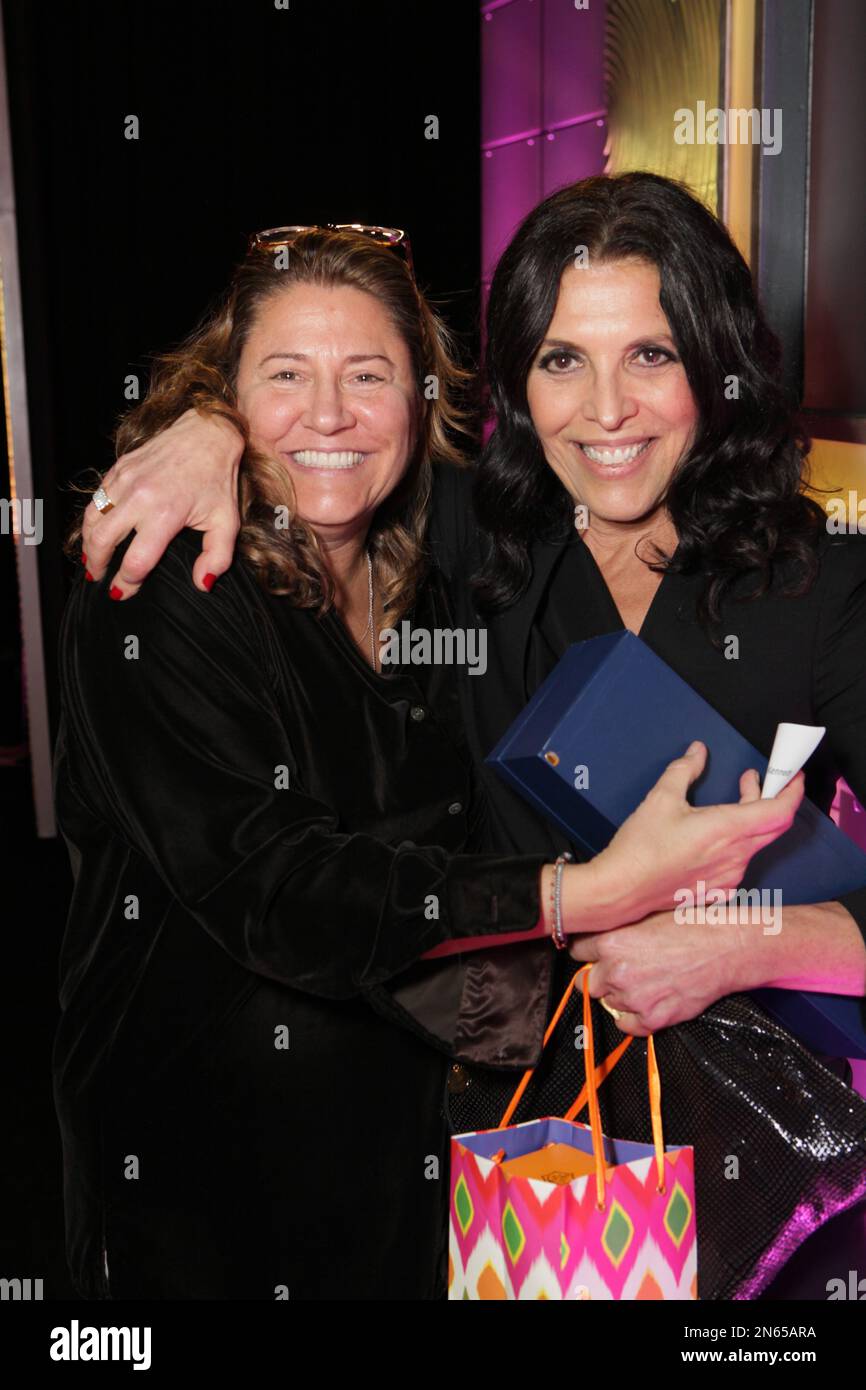 From left, Lora Kennedy and Linda Lowy pose during the Casting Society ...