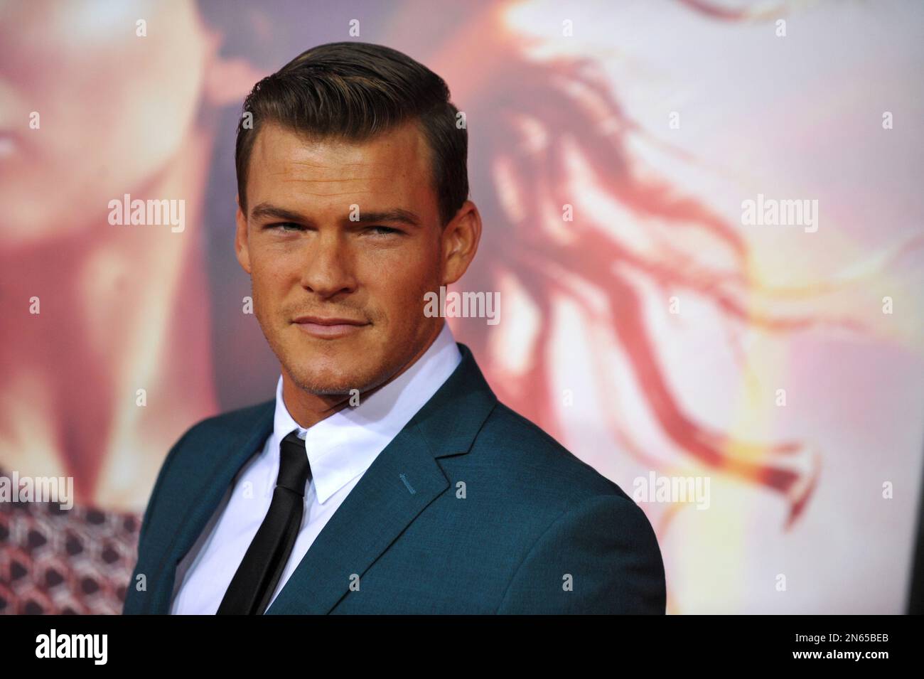 Alan Ritchson arrives at the Los Angeles premiere of "The Hunger Games ...