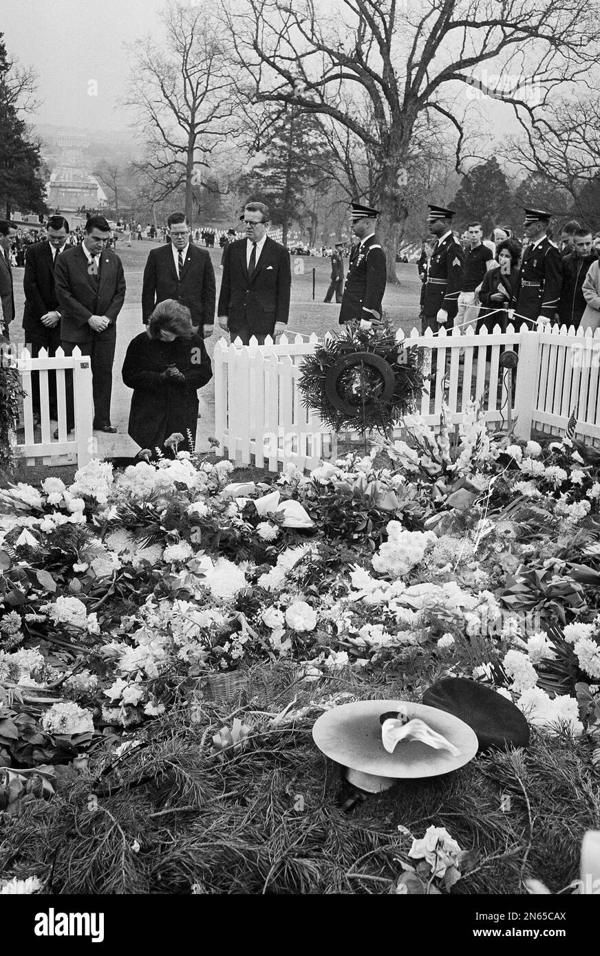 FILE - In this Thursday, Nov. 28, 1963 file photo, Jacqueline Kennedy ...