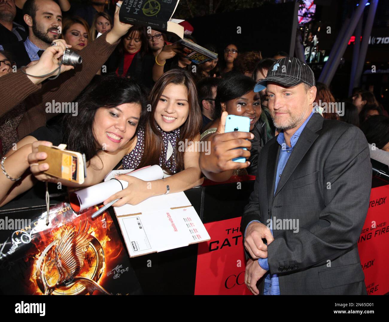 Woody Harelson attends the LA premiere of "The Hunger Games: Catching ...