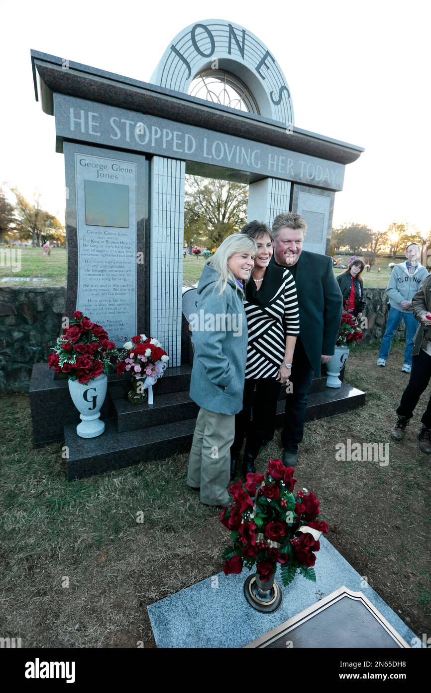 Nancy At George Jones Grave
