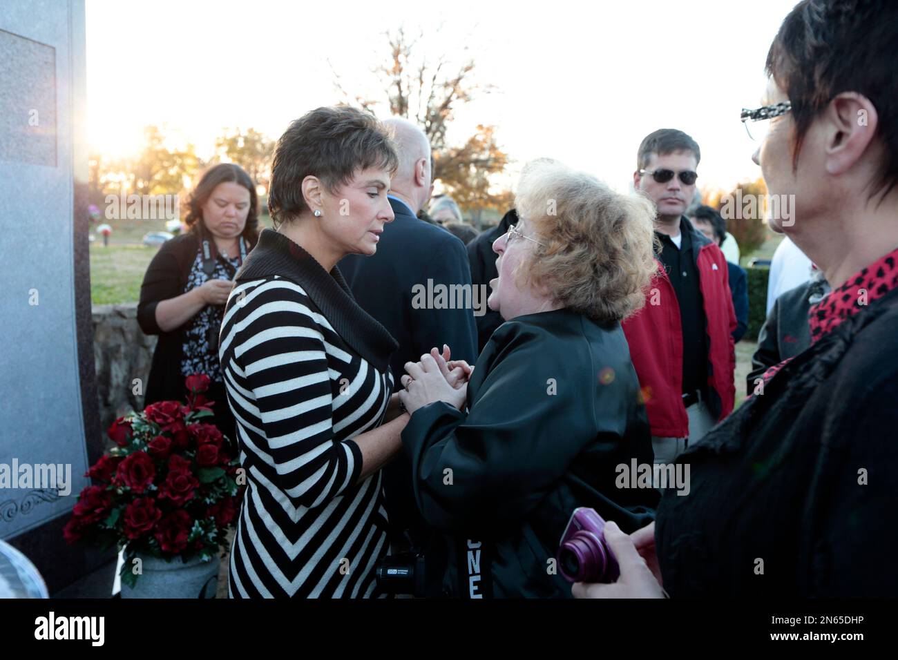 Nancy At George Jones Grave