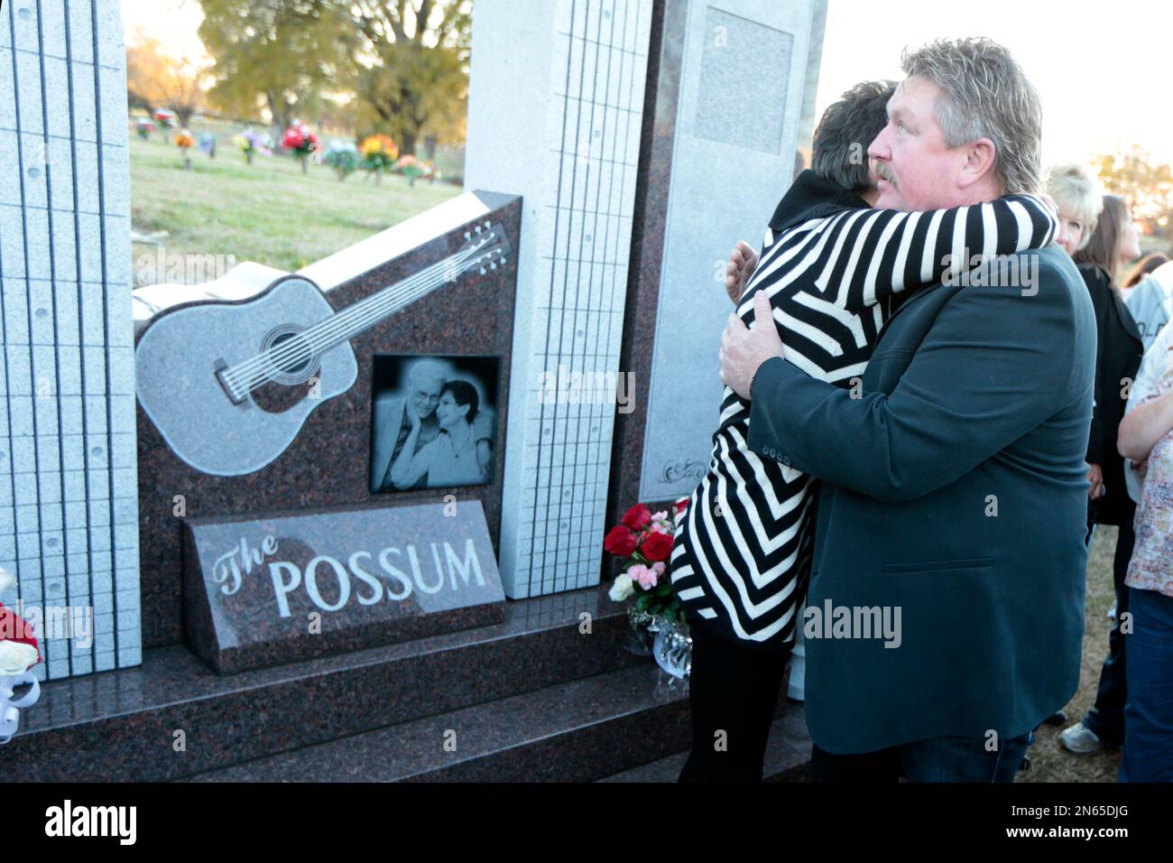 Nancy At George Jones Grave
