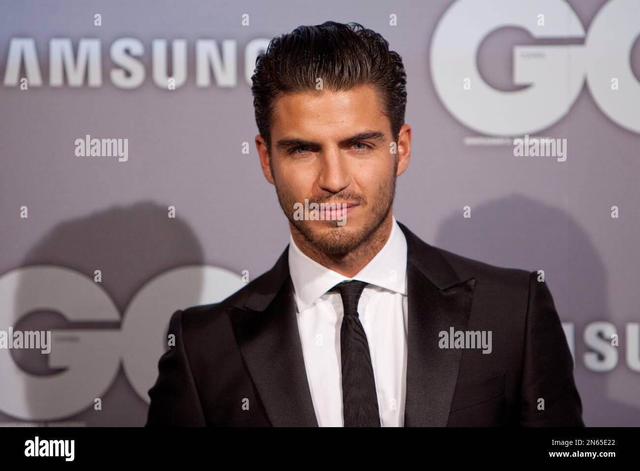 Spanish Actor Maxi Iglesias poses for the photographers during the GQ ...