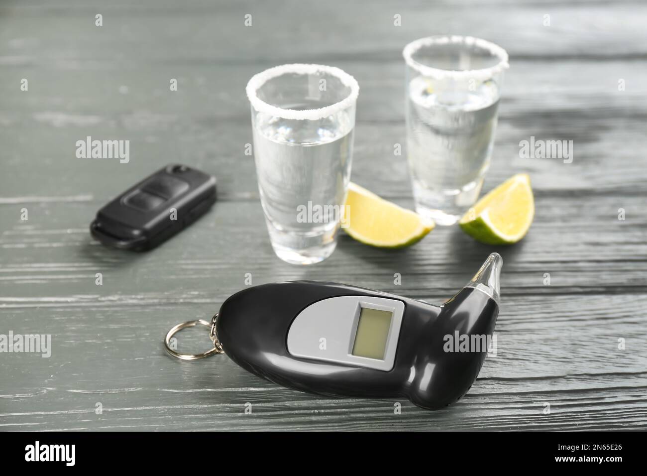 Alcohol breath testing device hi-res stock photography and images - Alamy