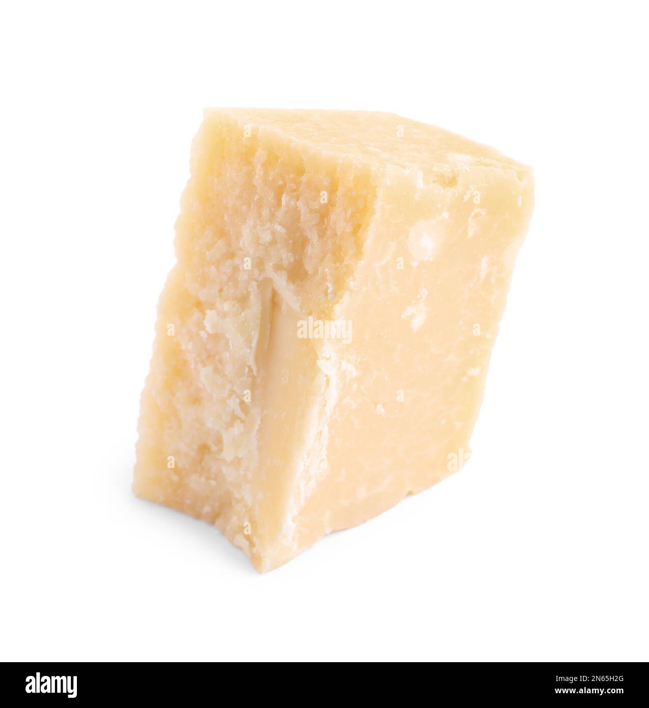 Piece of delicious parmesan cheese isolated on white Stock Photo - Alamy