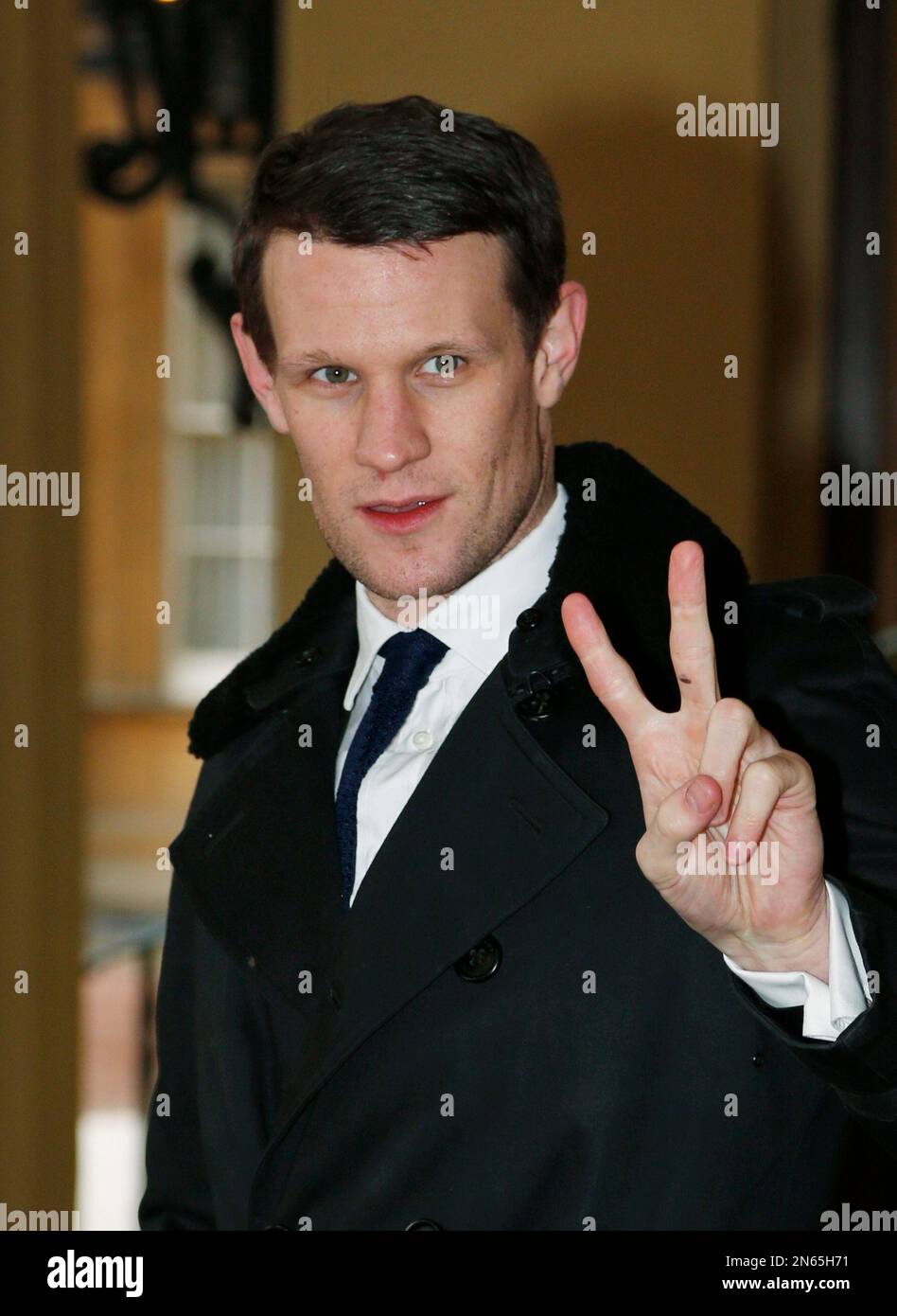 British actor Matt Smith, the eleventh incarnation of the Doctor role ...