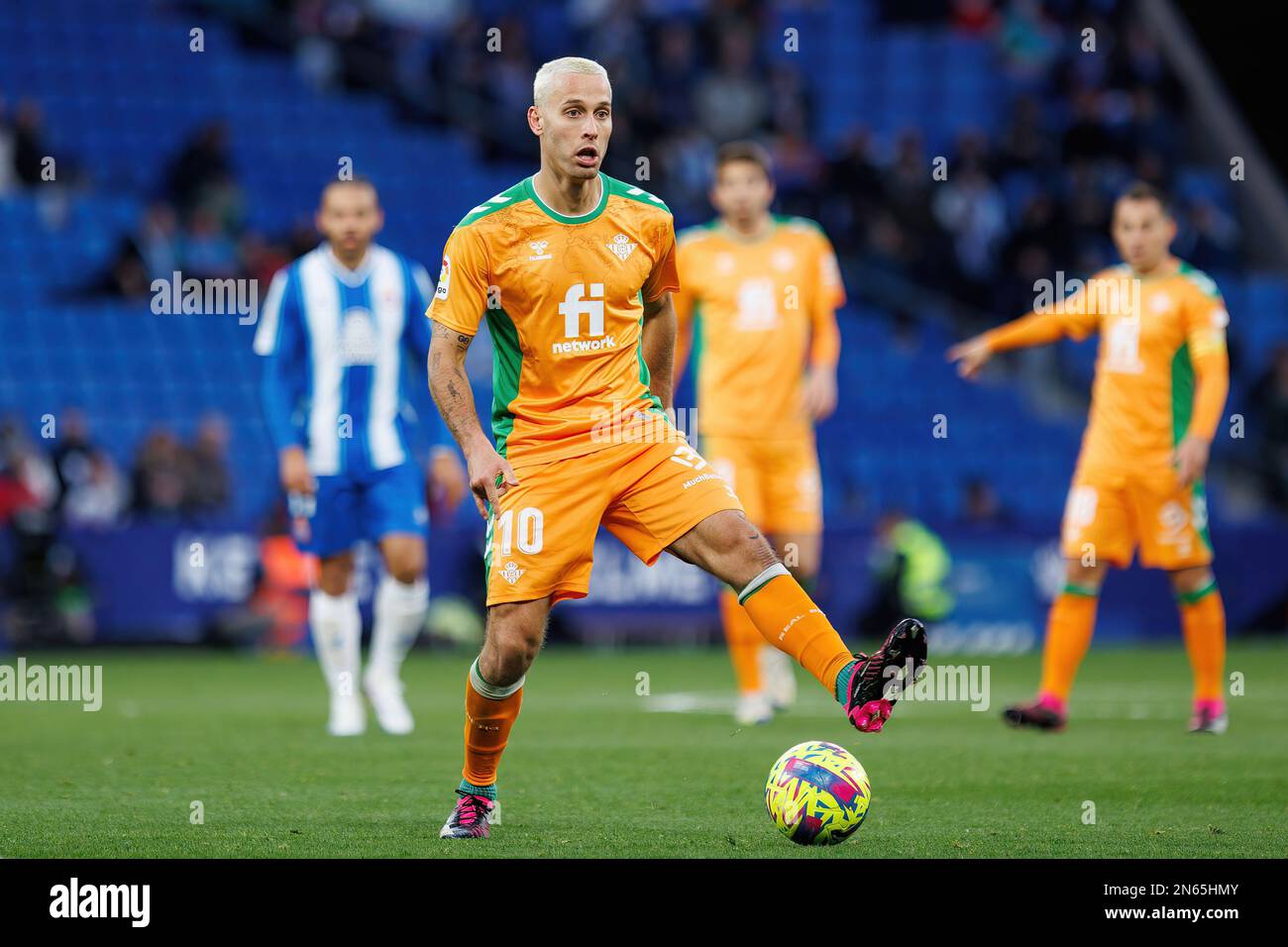 BARCELONA - JAN 21: Sergio Canales in action at the LaLiga match ...