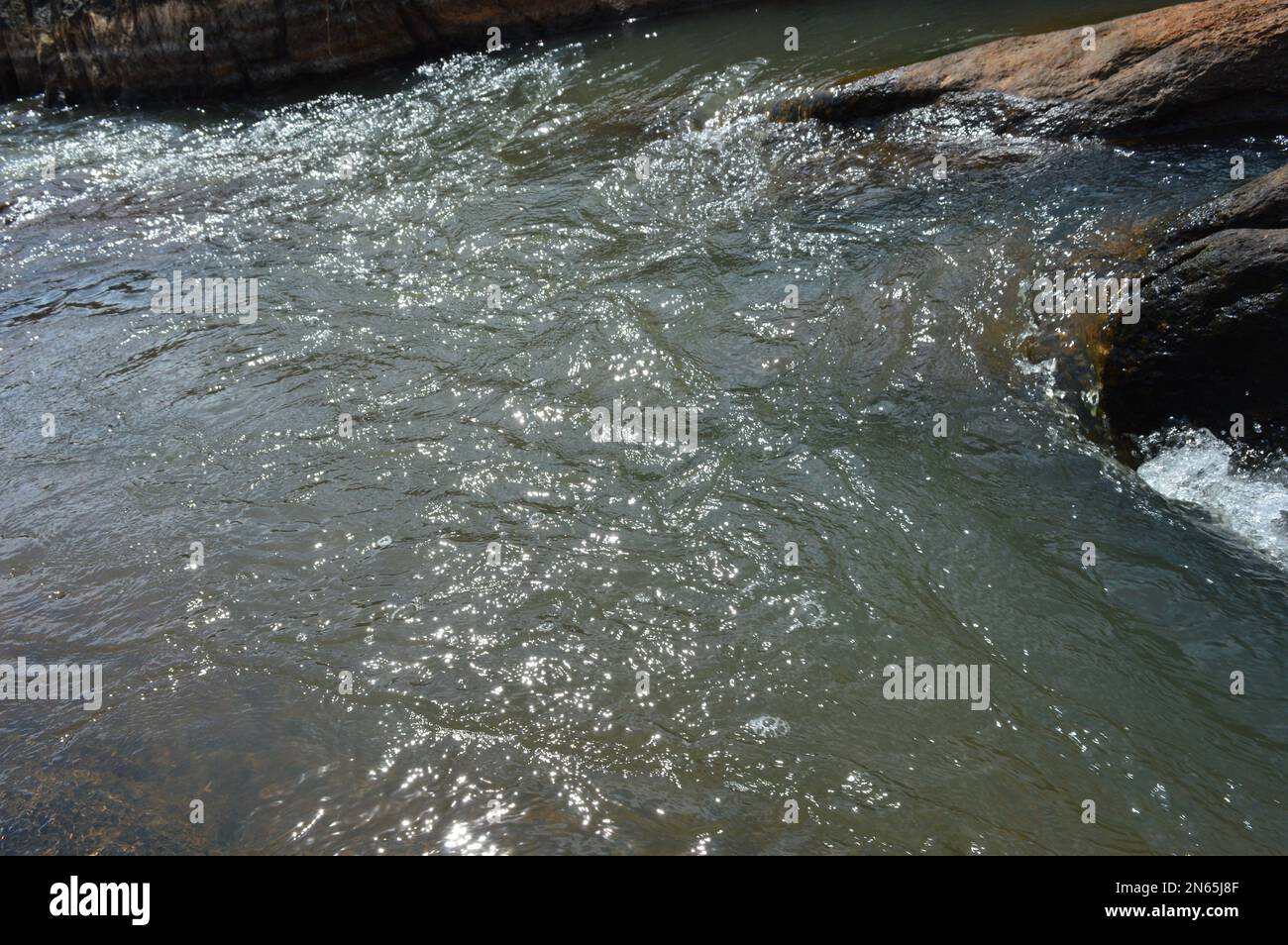Stream river in the central highlands of Vietnam Stock Photo - Alamy