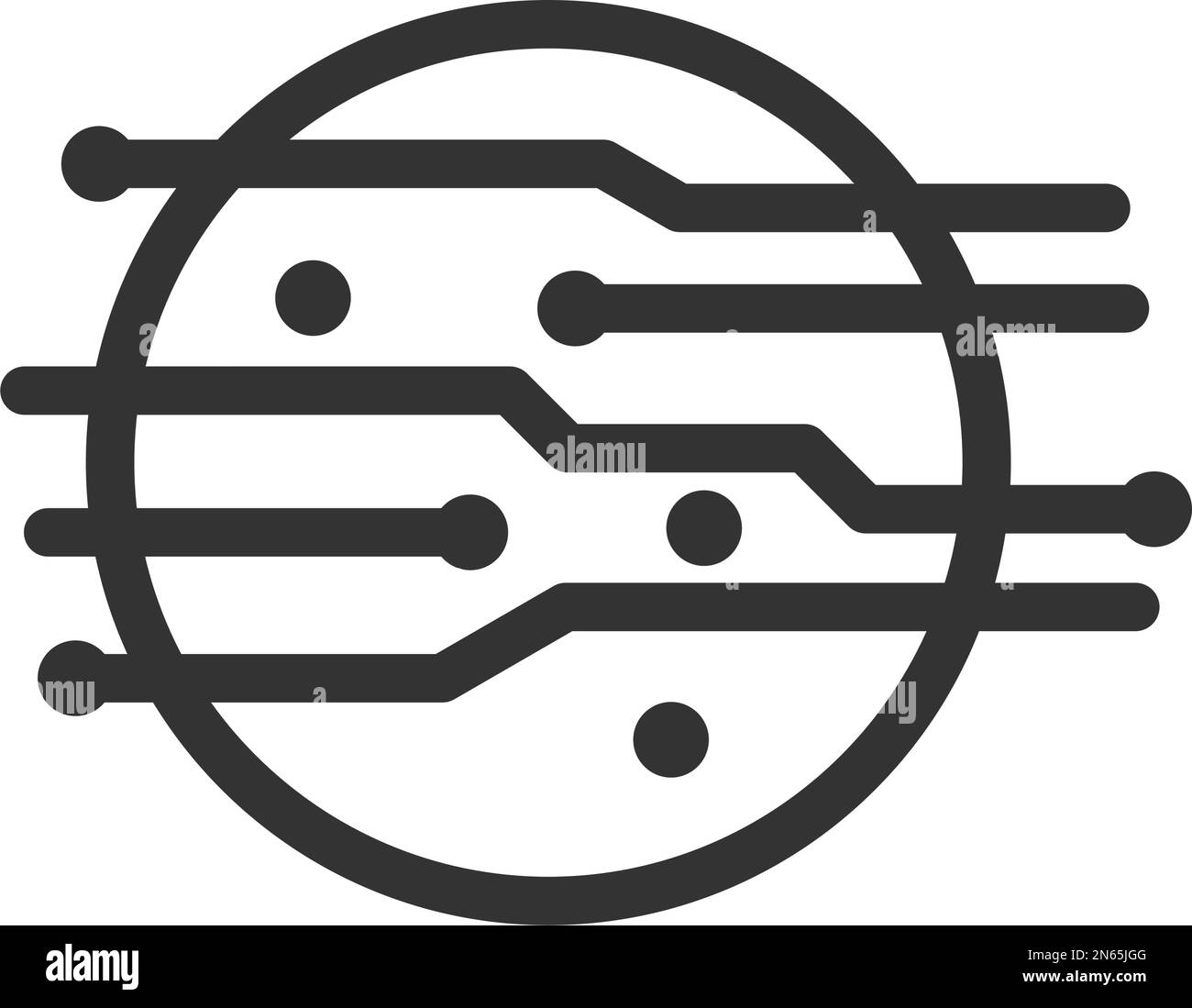 Technology logo template Icon Illustration Brand Identity.Isolated and ...