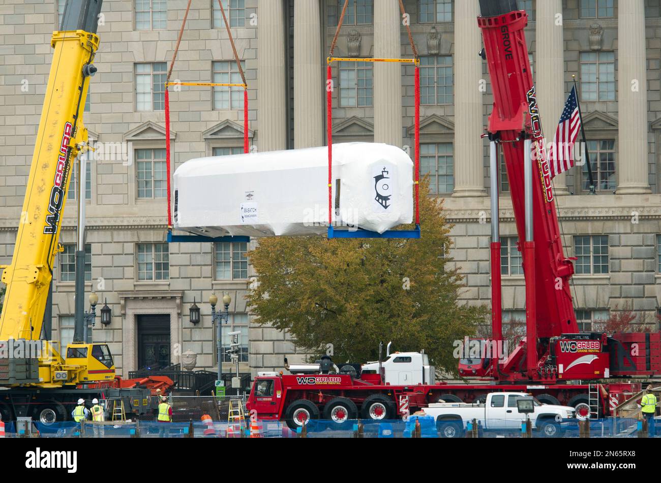A Souther Railway full-size Pullman train car, with segregated seating ...