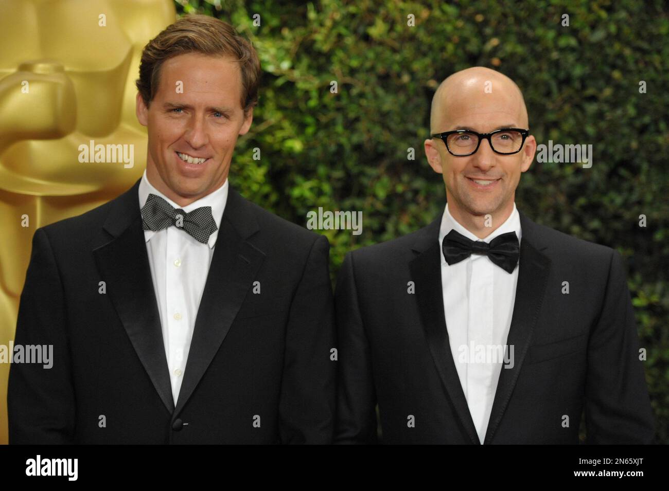 Nat Faxon and Jim Rash seen on the red carpet at the 2013 Board of ...