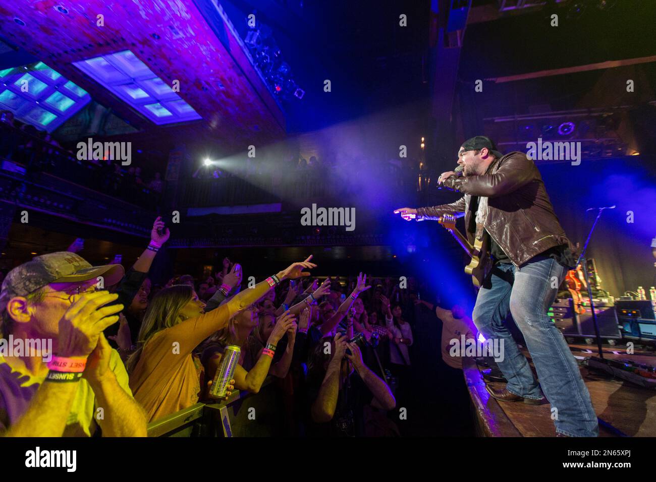 Lee Brice performs on stage at the House of Blues on November 16, 2013 ...