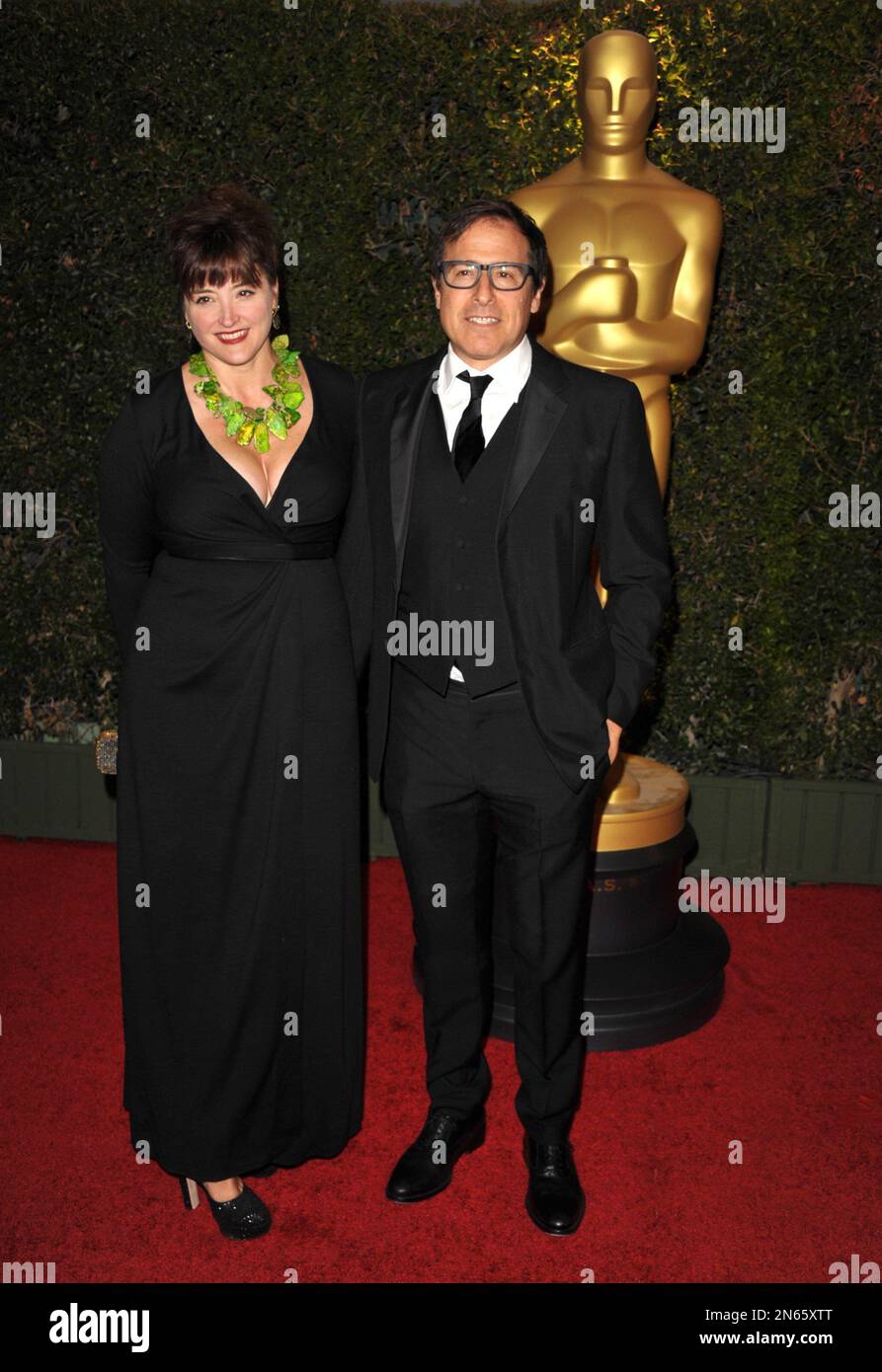 Janet Grillo and David O. Russell seen on the red carpet at the 2013 ...
