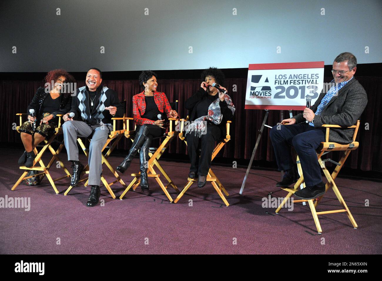 From left, Julia Waters Tillman, Oren Waters, Maxine Waters-Willard ...