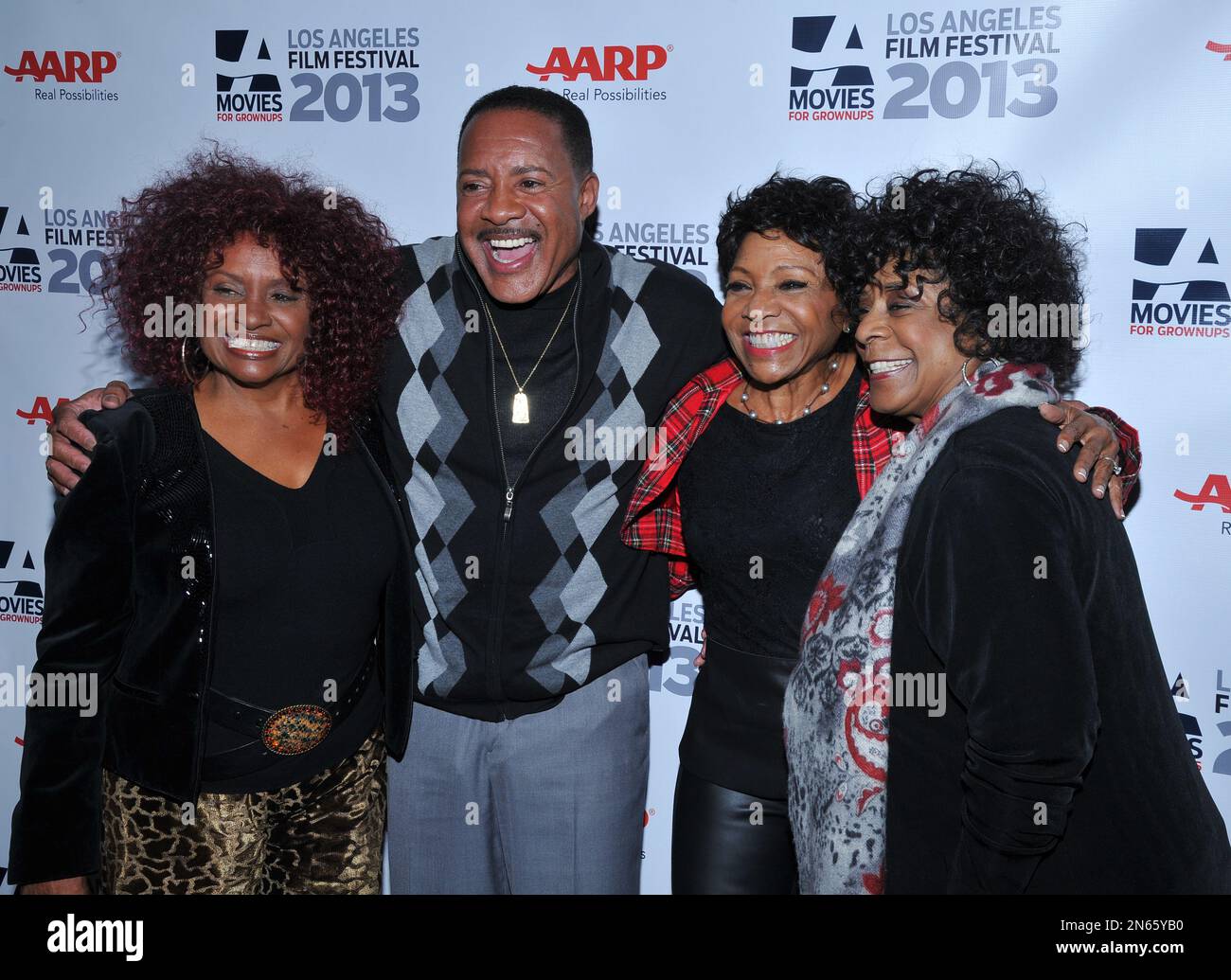 From left, Julia Waters Tillman, Oren Waters, Maxine Waters-Willard ...
