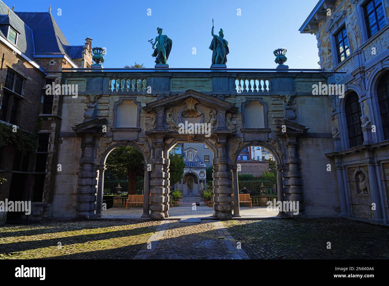 ANTWERP, BELGIUM –18 OCT 2022- View of the Rubens House (Rubenshuis), a ...