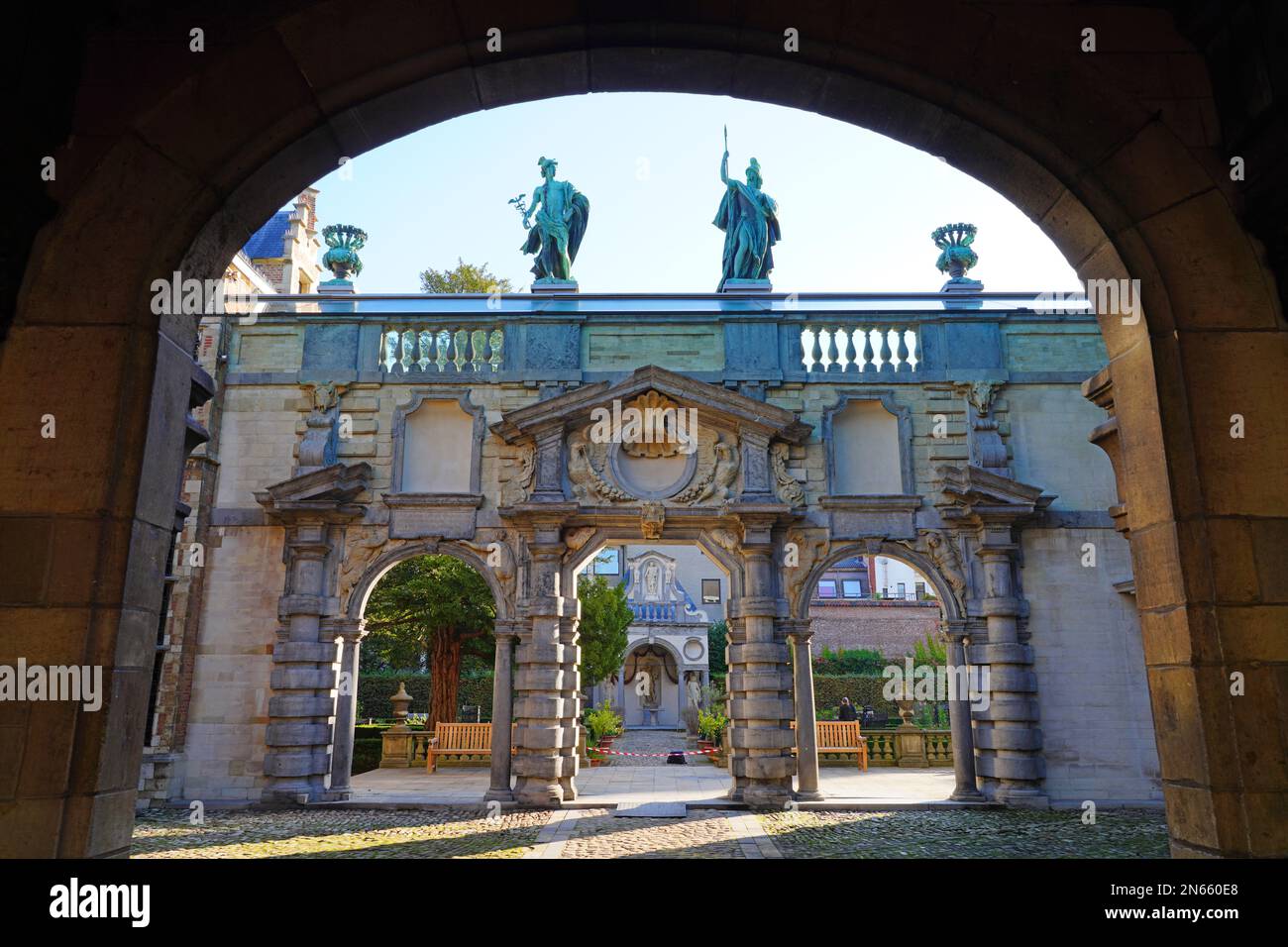 ANTWERP, BELGIUM –18 OCT 2022- View of the Rubens House (Rubenshuis), a ...