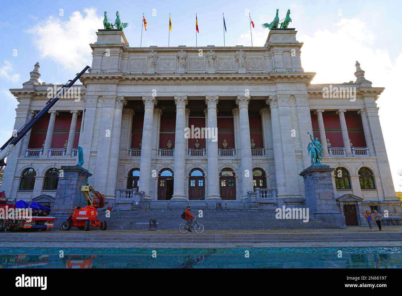 ANTWERP, BELGIUM –18 OCT 2022- View of the Royal Museum of Fine Arts ...