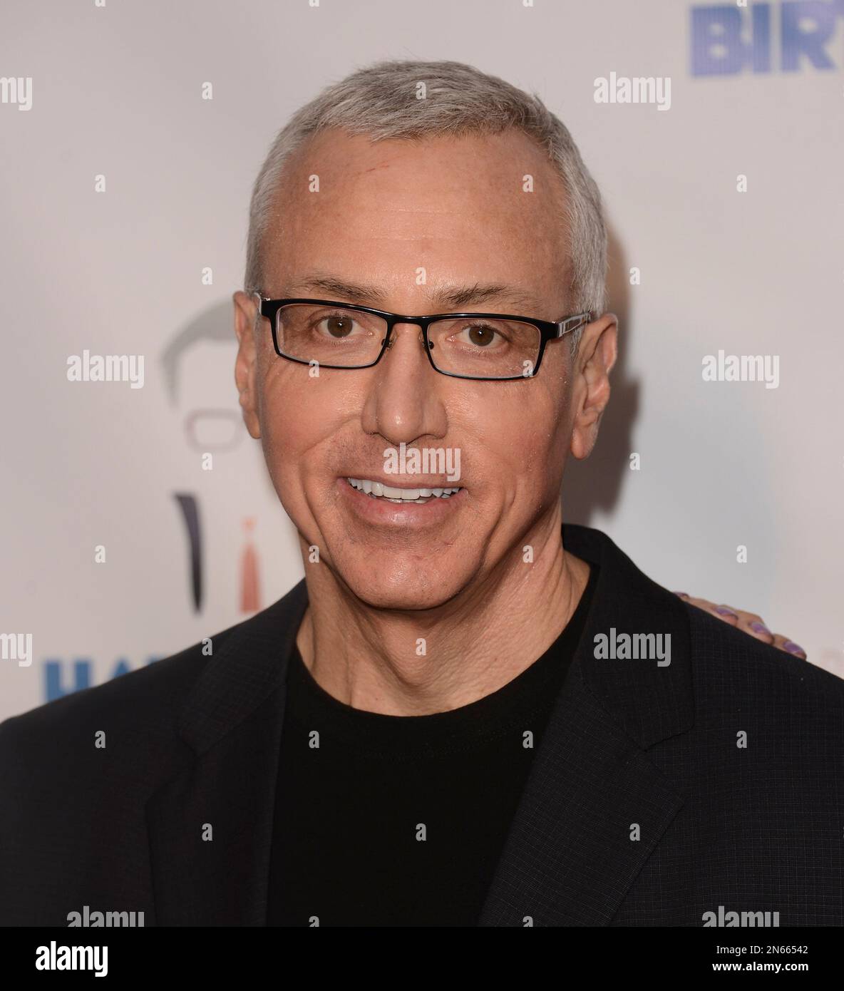 Dr. Drew Pinsky arrives at a surprise birthday party for television ...