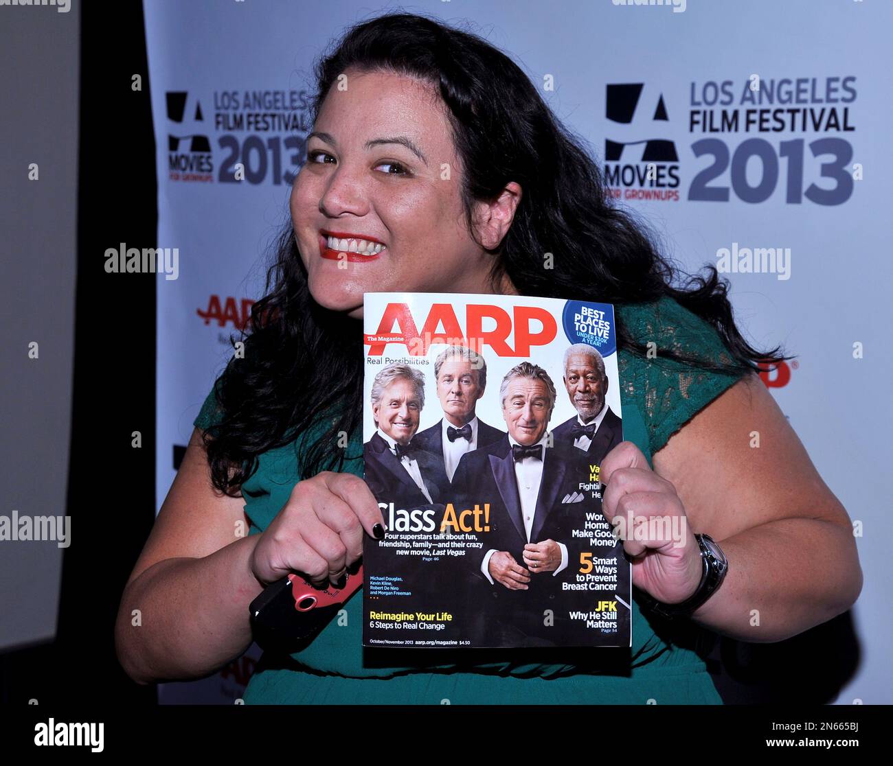 Variety's associate editor Jenelle Riley arrives at AARP's Movies for ...