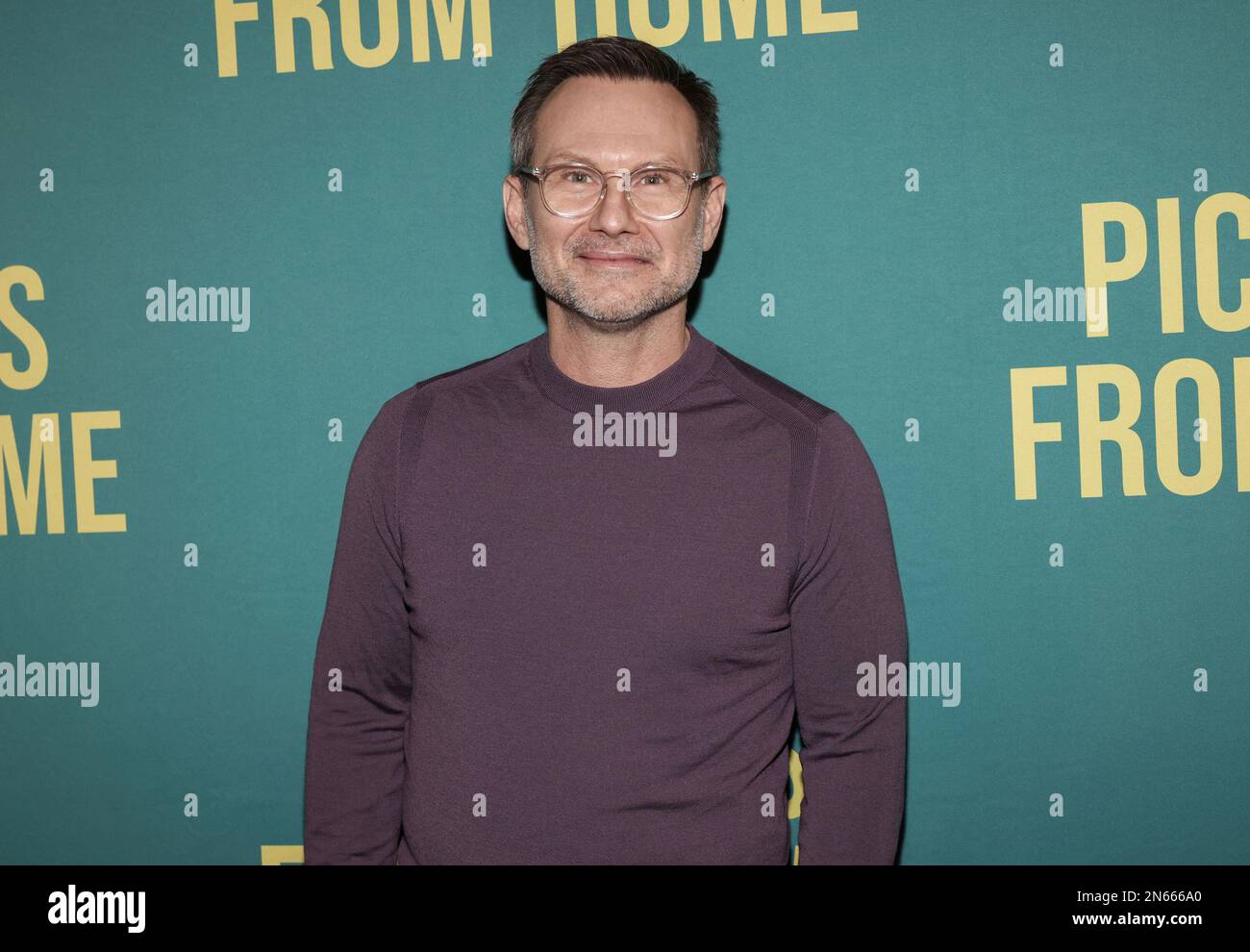 Christian Slater attends the "Pictures From Home" Broadway opening ...
