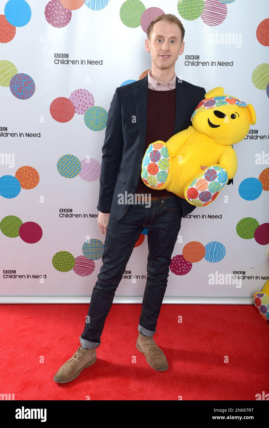IMAGE DISTRIBUTED FOR BBC CHILDREN IN NEED - Robert Emms poses ...