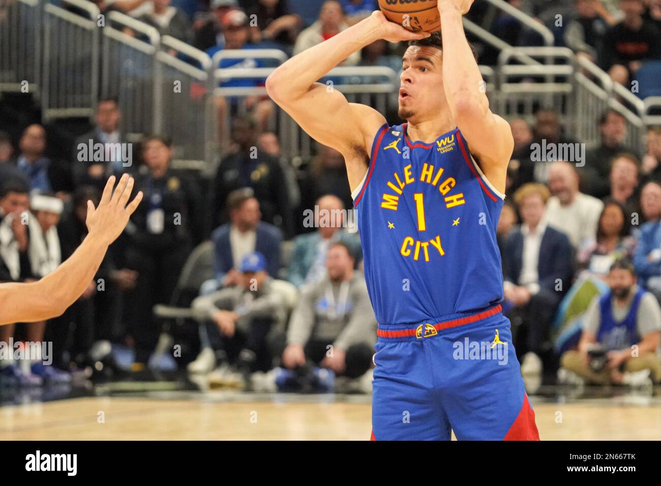 Orlando Florida Usa February 9 2023 Denver Nuggets Forward Michael