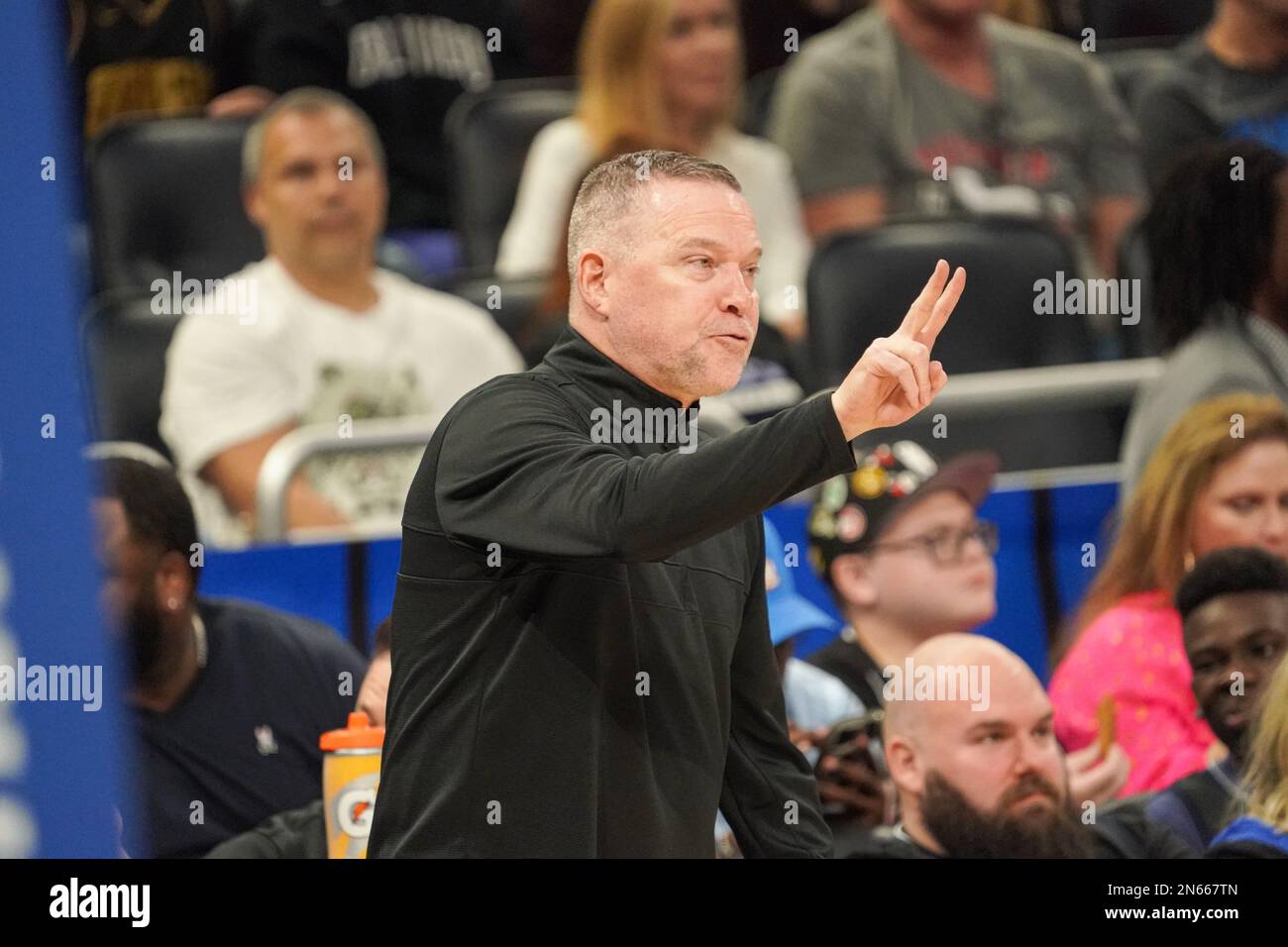 Orlando, Florida, USA, February 9, 2023, Denver Nuggets Head Coach ...