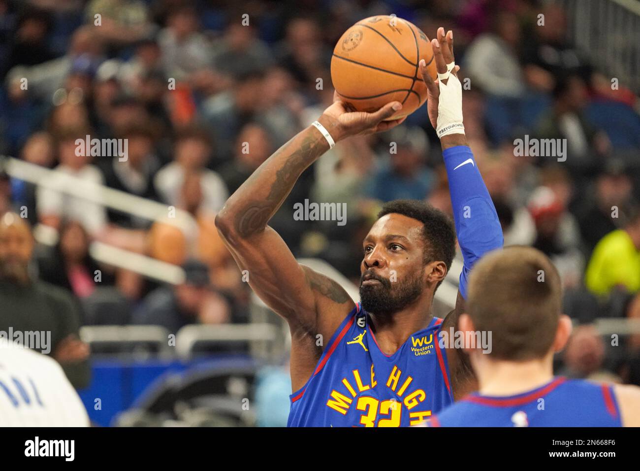 Orlando, Florida, USA, February 9, 2023, Denver Nuggets forward Jeff ...