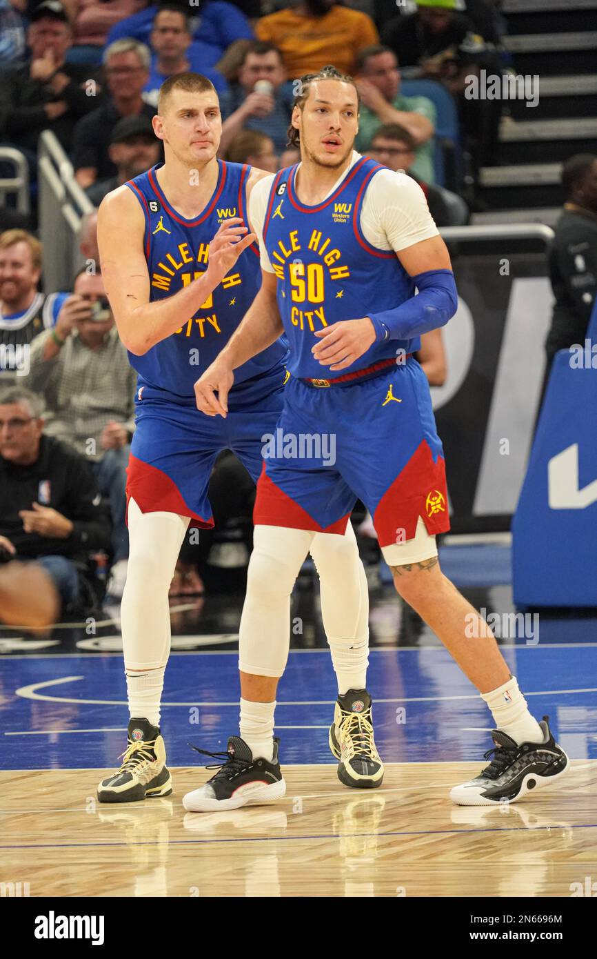 Orlando, Florida, USA, February 9, 2023, Denver Nuggets forward Aaron ...