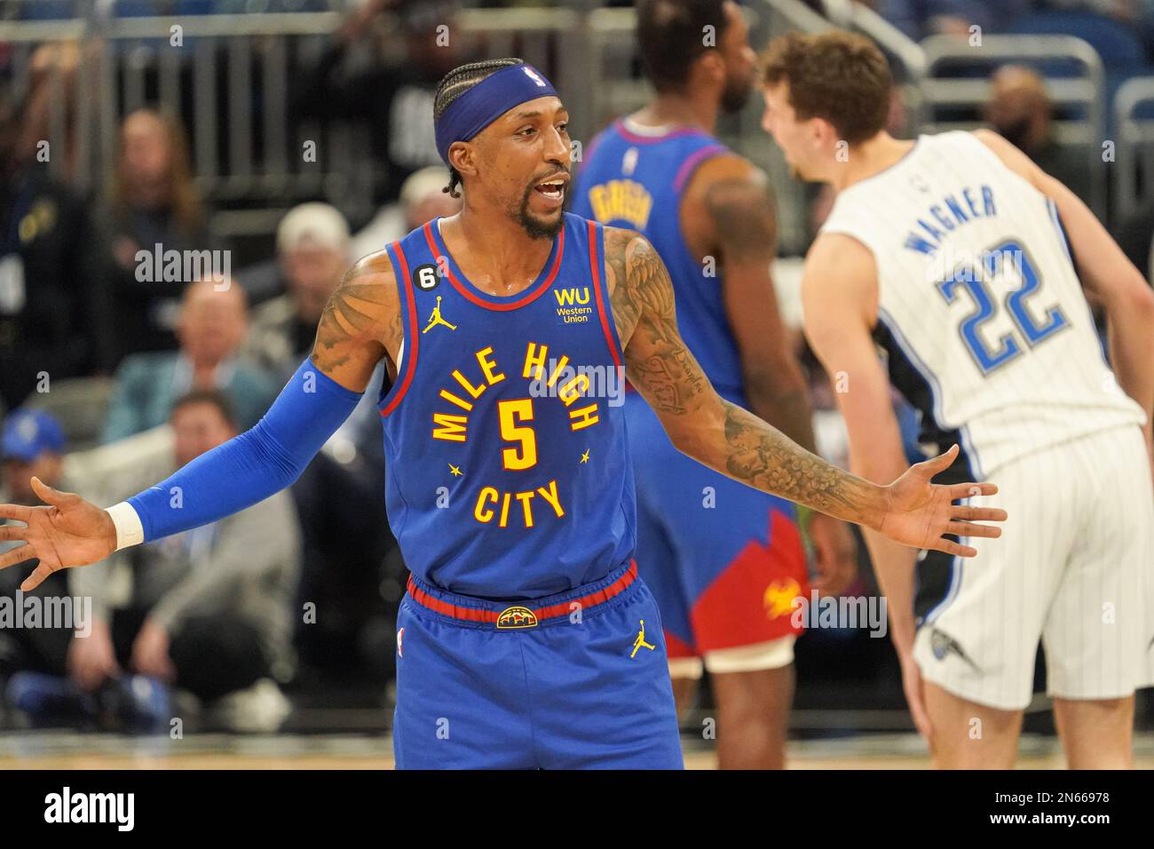 Orlando, Florida, USA, February 9, 2023, Denver Nuggets guard ...