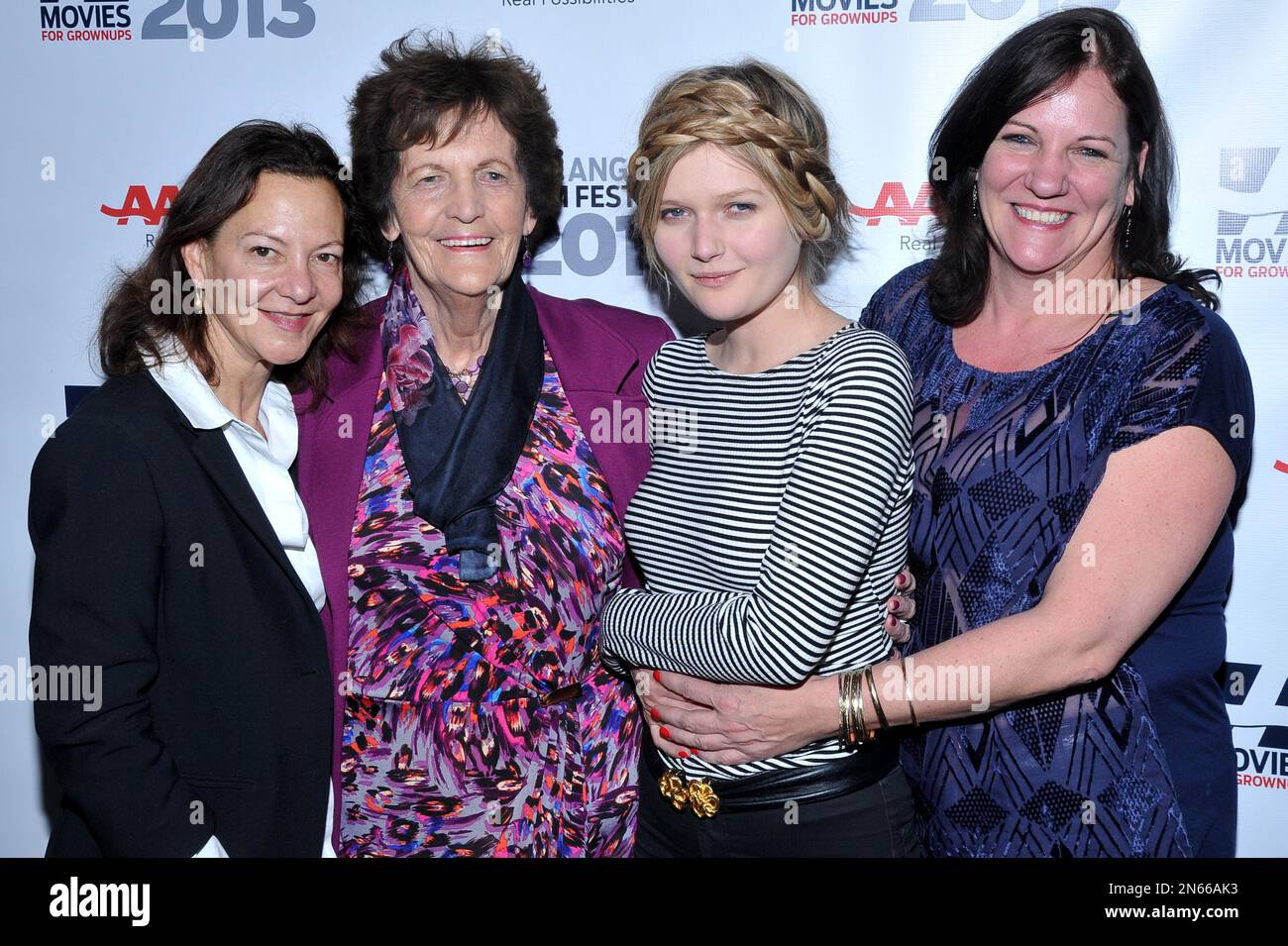 From left, producer Gabrielle Tana, Philomena Lee, Sophie Kennedy Clark ...