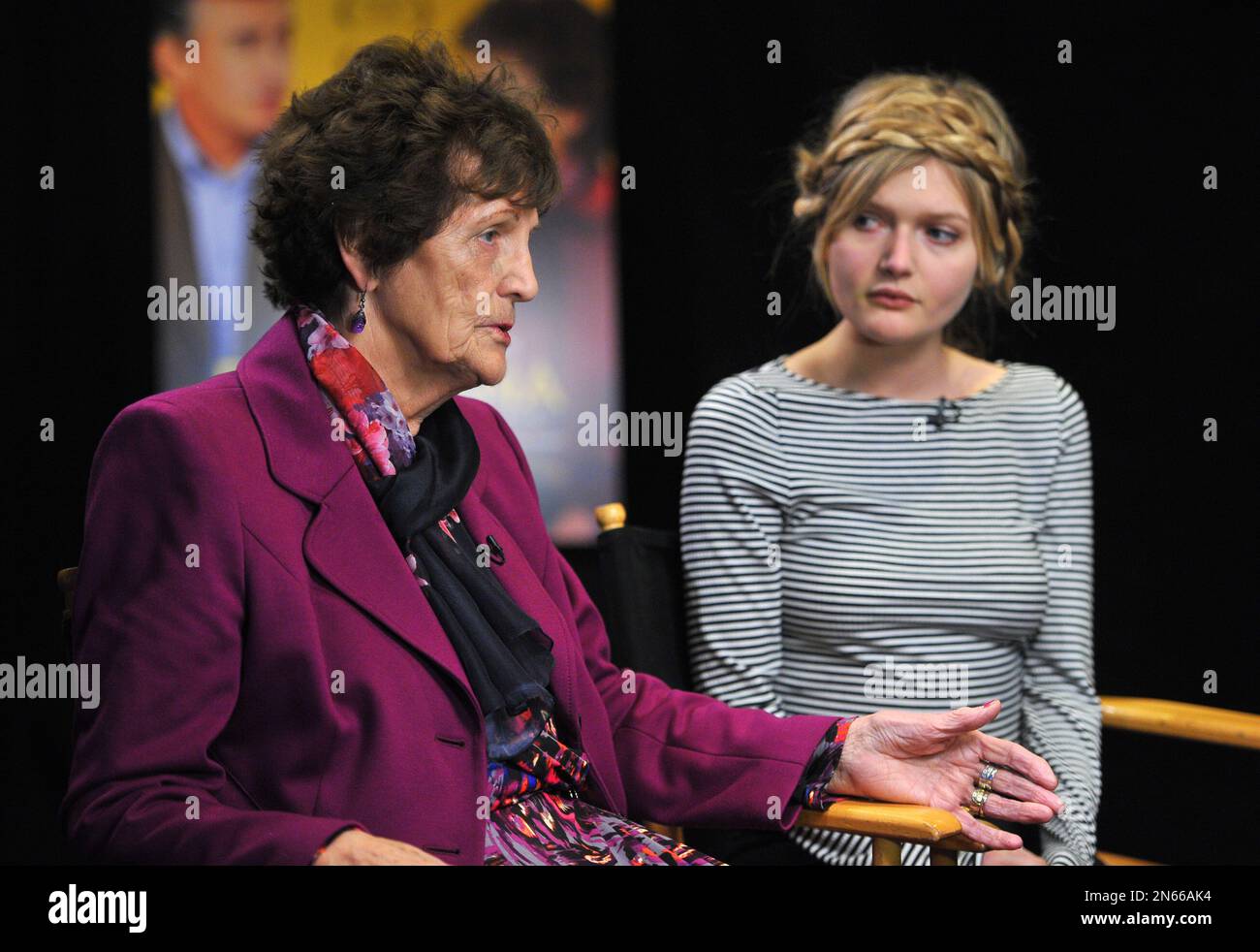 Philomena Lee, left, and Sophie Kennedy Clark of Philomena attend AARP ...