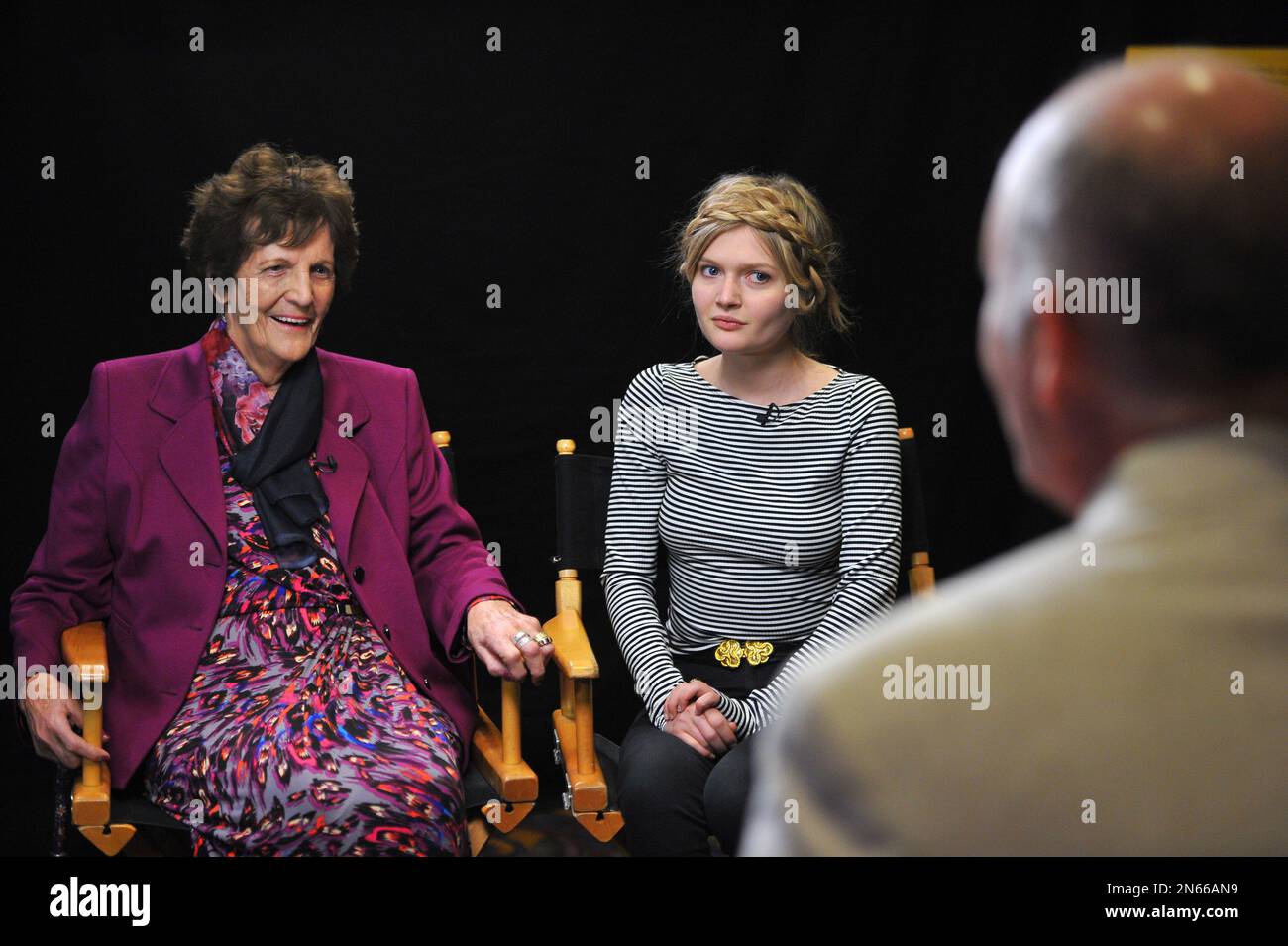 Philomena Lee, left, and Sophie Kennedy Clark of Philomena attend AARP ...