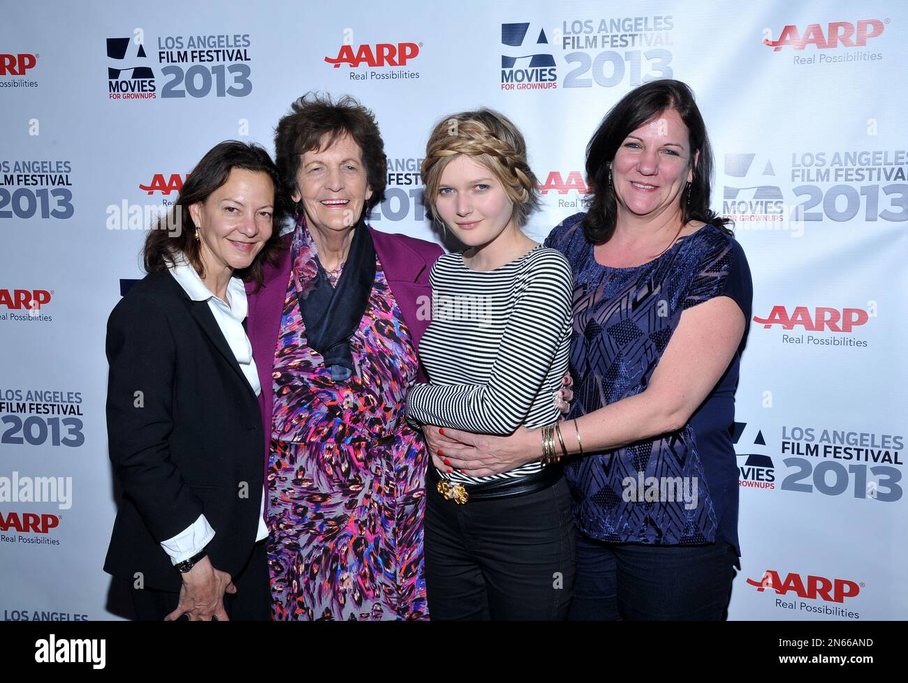 From left, producer Gabrielle Tana, Philomena Lee, Sophie Kennedy Clark ...