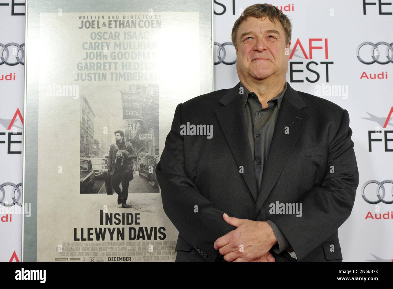 John Goodman arrives on the red carpet at the 2013 AFI FEST premiere of ...