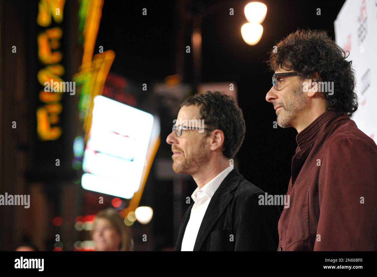 Directors Ethan Coen, left, and Joel Coen arrive on the red carpet at ...