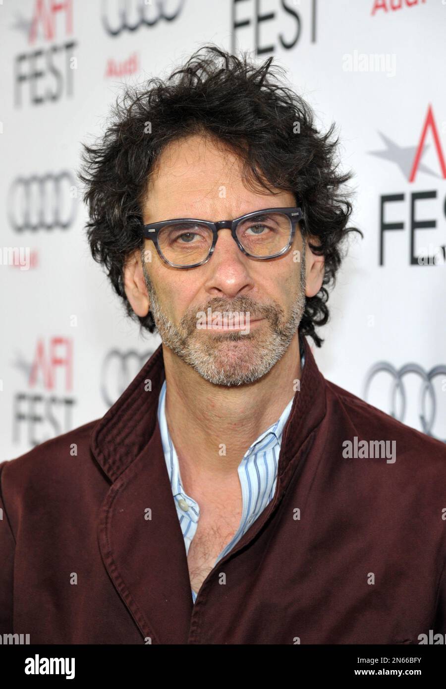 Director Joel Coen arrives on the red carpet at the 2013 AFI FEST ...