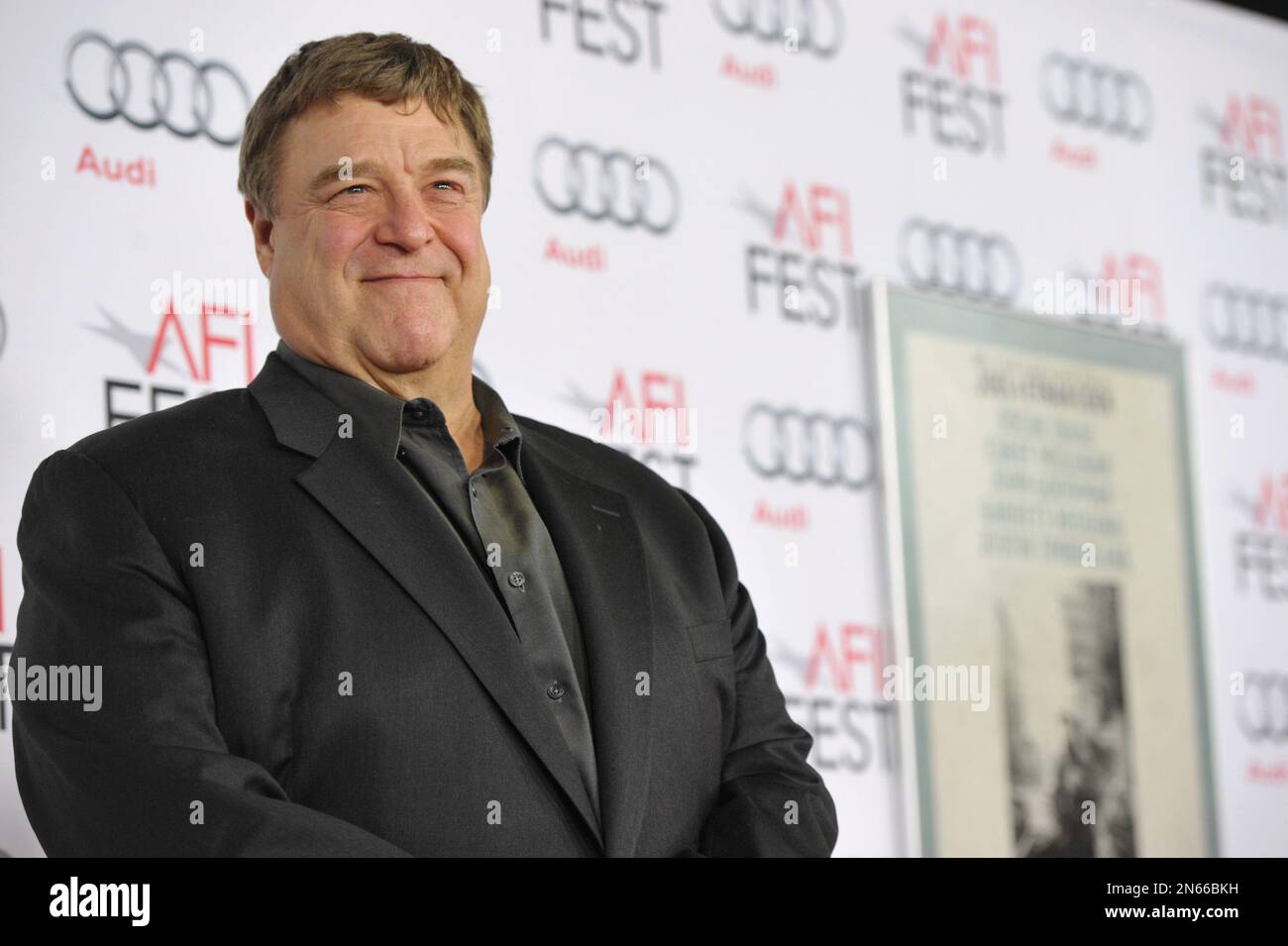 John Goodman arrives on the red carpet at the 2013 AFI FEST premiere of ...