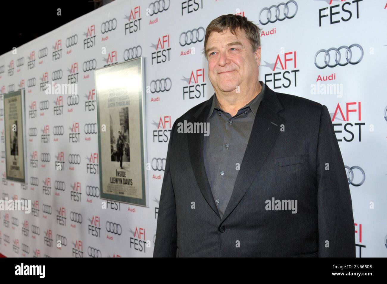 John Goodman arrives on the red carpet at the 2013 AFI FEST premiere of ...