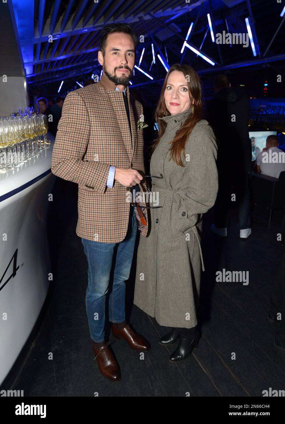 Steve John Shepherd and wife attend an exclusive preview at the OXO ...