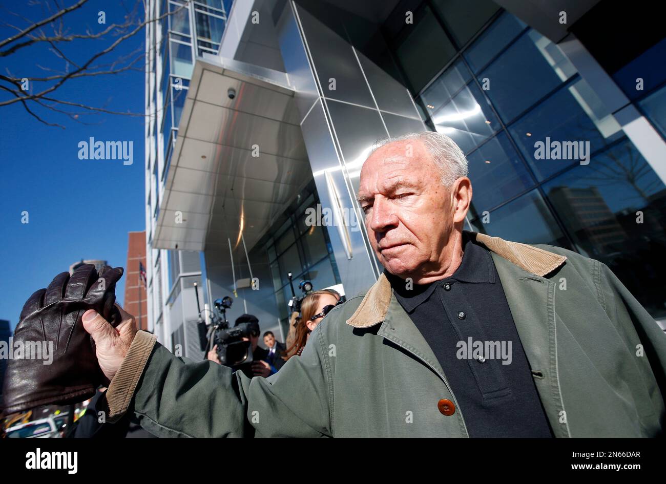 Jackie Bulger, walks away from federal court in Boston, Thursday, Nov ...