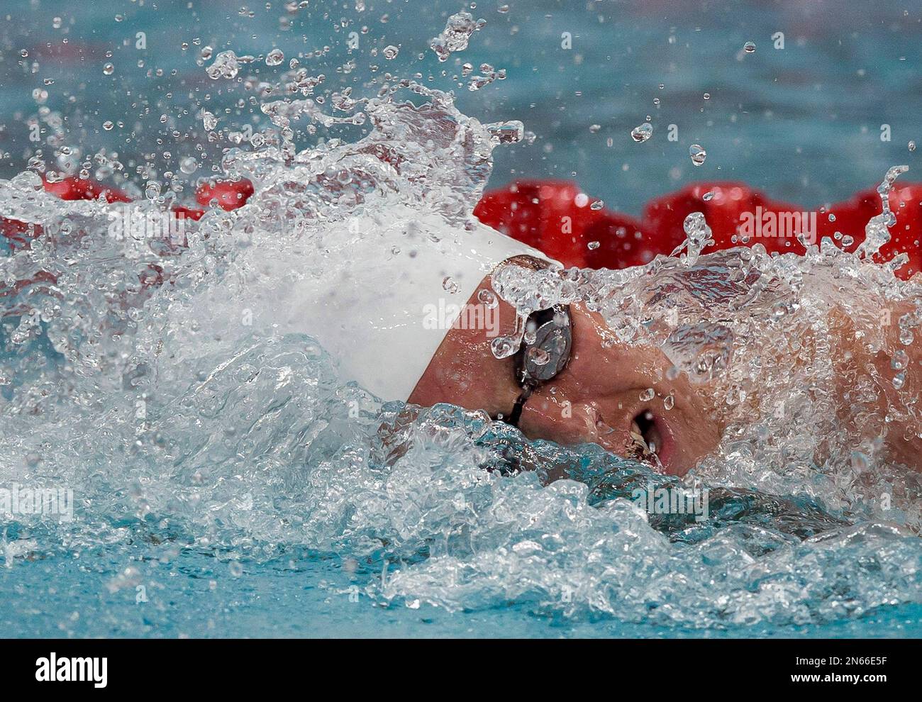 Thomas Fraser-Holmes of Australia competes in the Men's 200-meter ...