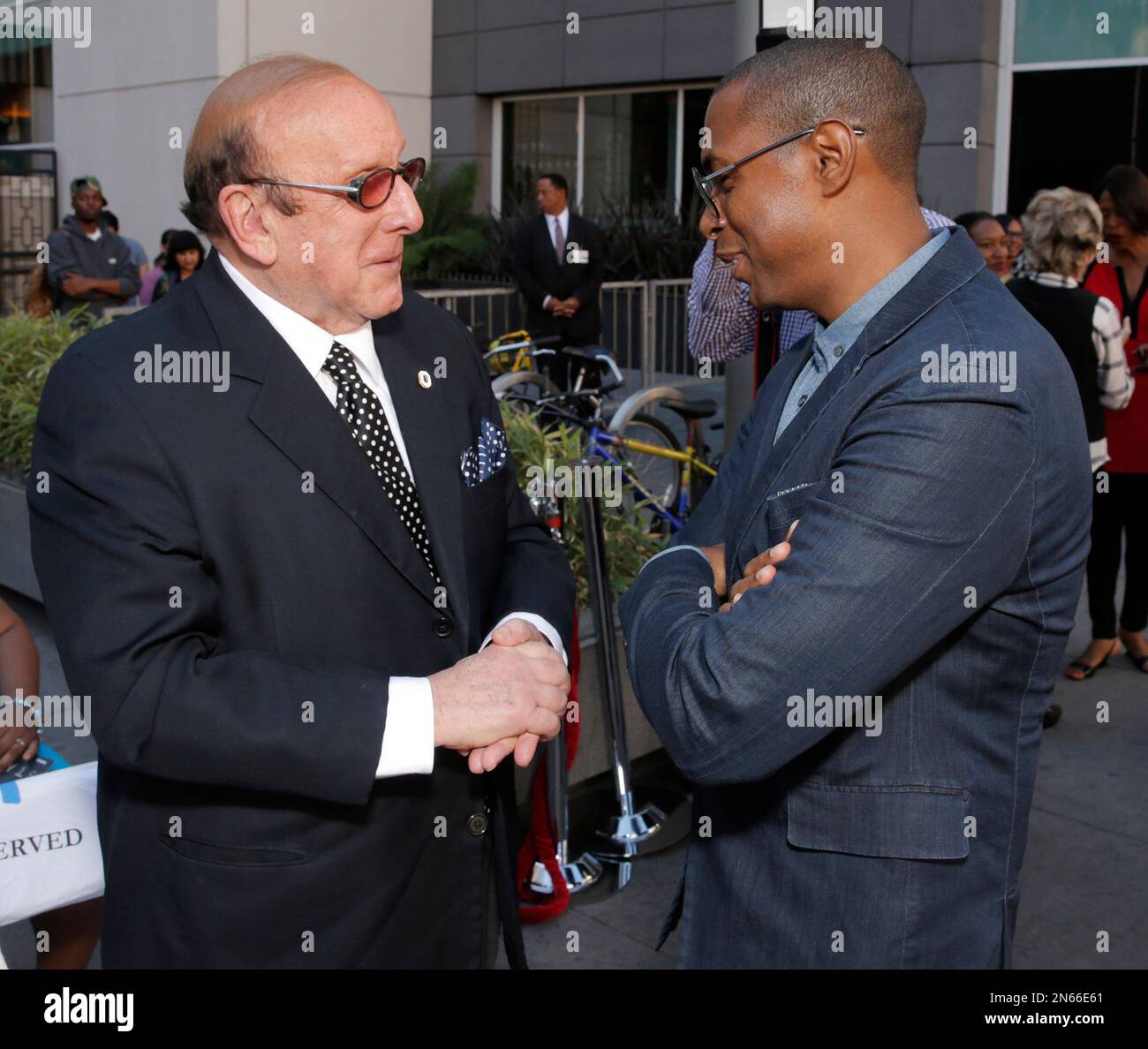 Clive Davis and manager Damien Smith attend Jennifer Hudson's Star ...