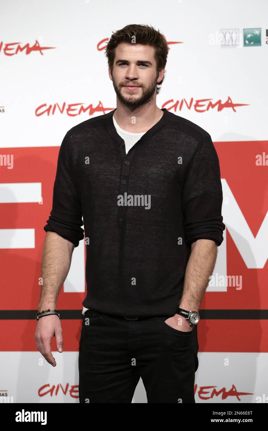 Actor Liam Hemsworth poses during the photo call of the movie 'The ...